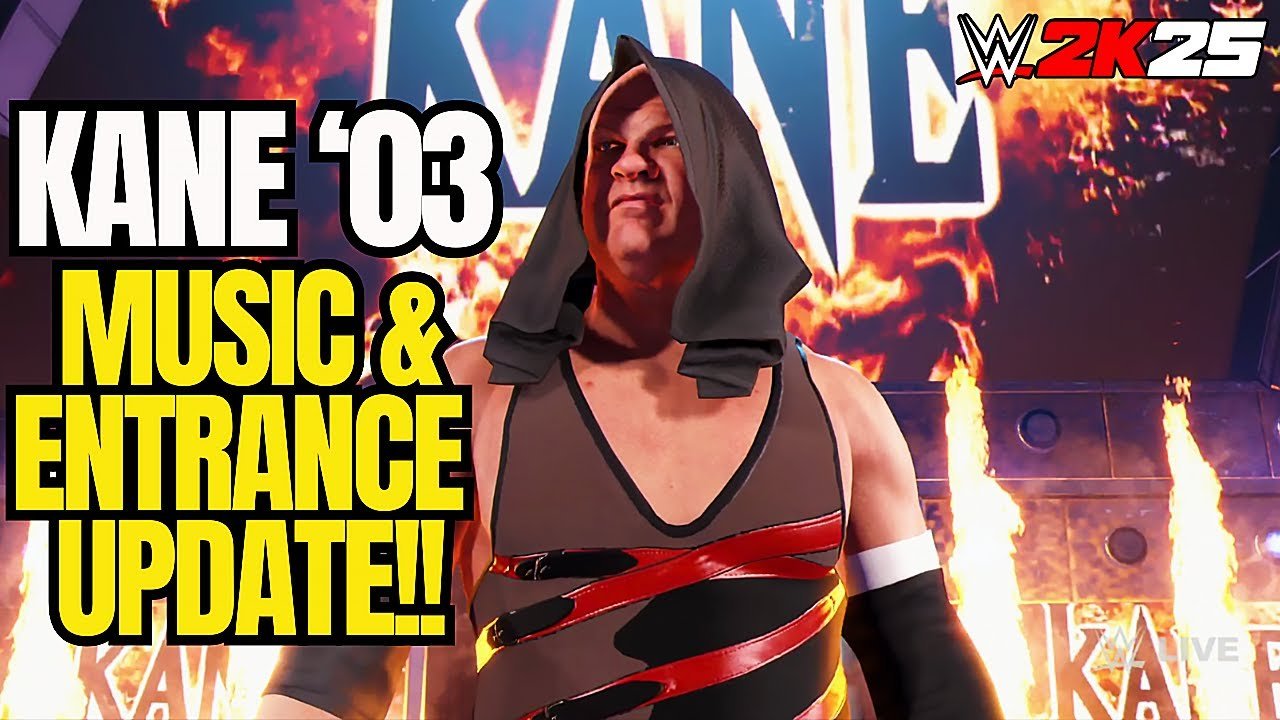 How To Add Kane 2003 In WWE 2K25 Slow Chemical Entrance Titantron